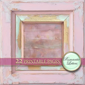 Wood Digital Paper Pack Pastel Pink Digital Background Shabby Chic Wall ...