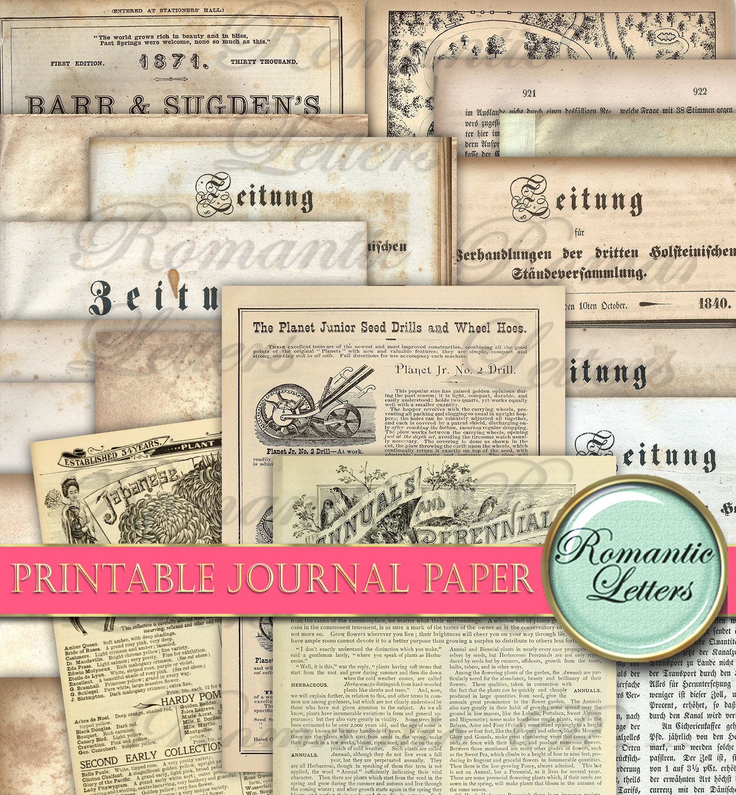 Journal Page Background