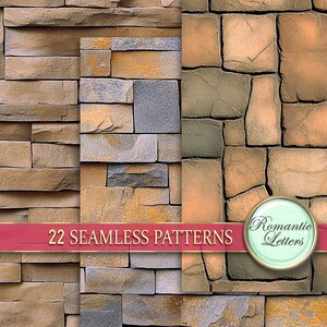 Brick Wall Texture Digital Paper Pack Minimalist Scrapbook Background ...