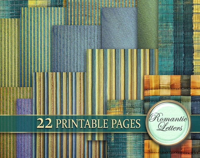 Linen Texture Digital Scrapbook Paper Pack Digital Linen Textured ...