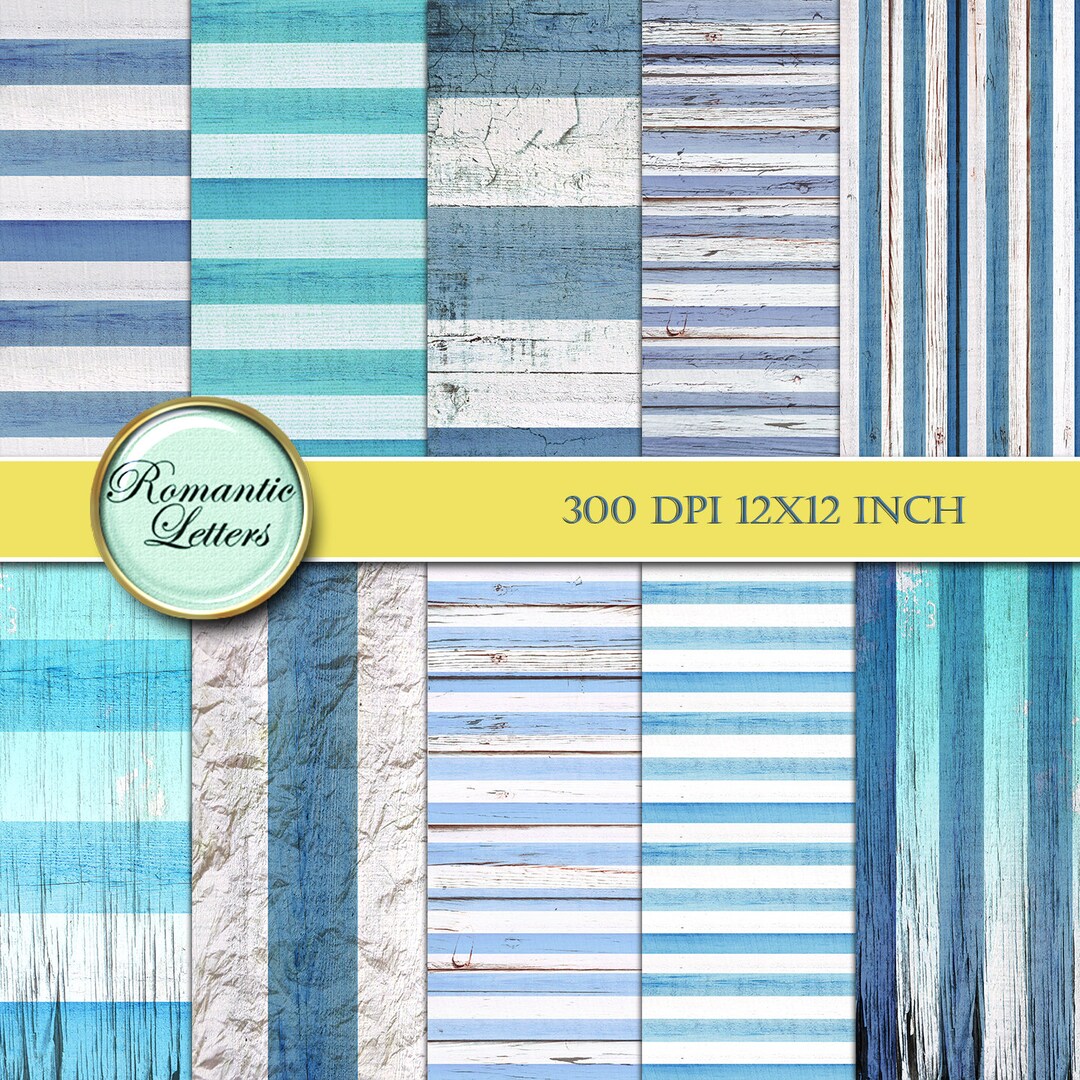 Nautical Digital Scrapbook Background Paper Digital Backdrop Digital ...