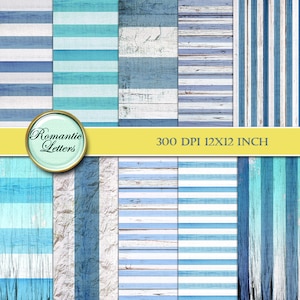 Nautical Digital Scrapbook Background Paper Digital Backdrop Digital ...