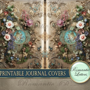 Printable Journal Covers Digital Scrapbooking Printable Junk Journal ...