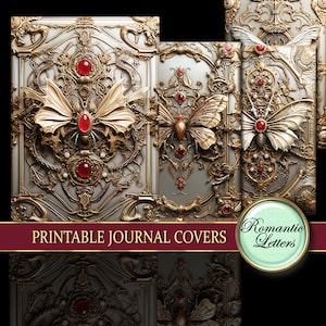 Printable Journal Covers Digital Scrapbooking Printable Junk Journal ...
