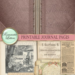 Digital Paper Pack Scrapbook Background Paper Digital Printable Journal ...