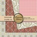 DAMASK Digital Paper Digital Scrapbooking Paper Pack Red Damask Pattern ...
