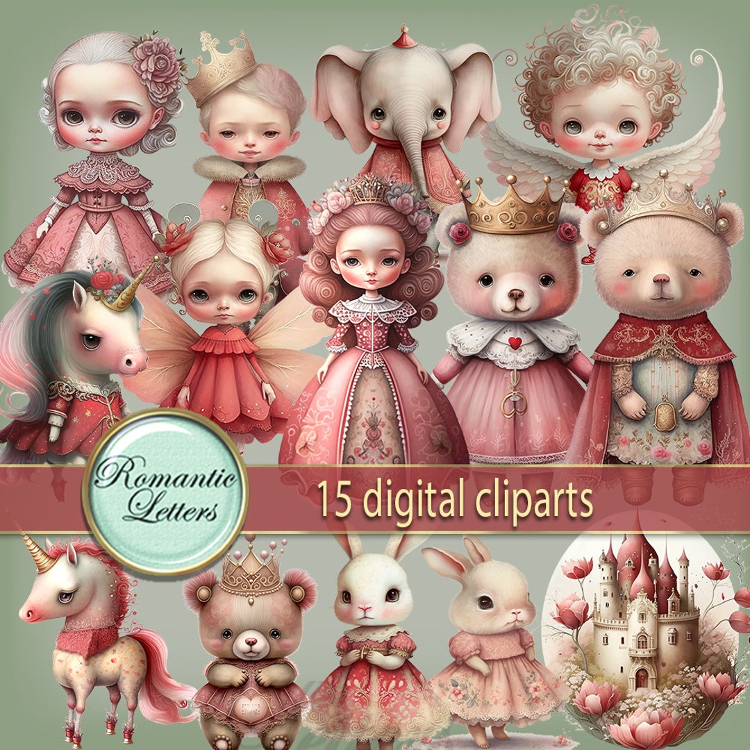 Digital Clipart Animal Digital Clip Art for Kids Scrapbook Background ...