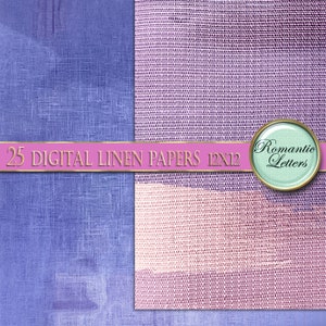 Linen Digital Paper Pack Linen Scrapbook Background Digital Paper Linen ...