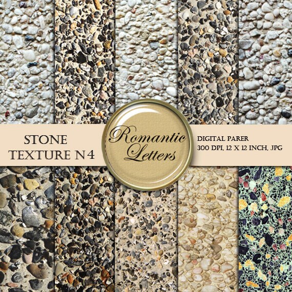 Beach pebble Stone Texture digital paper beach digital | Etsy