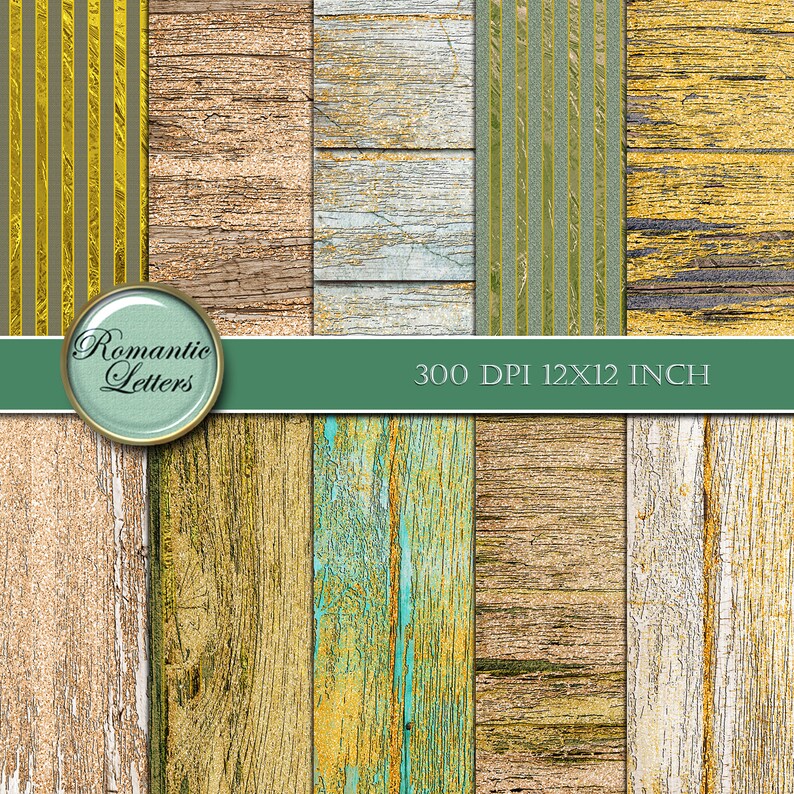 Gold Glitter Digital Paper Background Wood Digital - Etsy