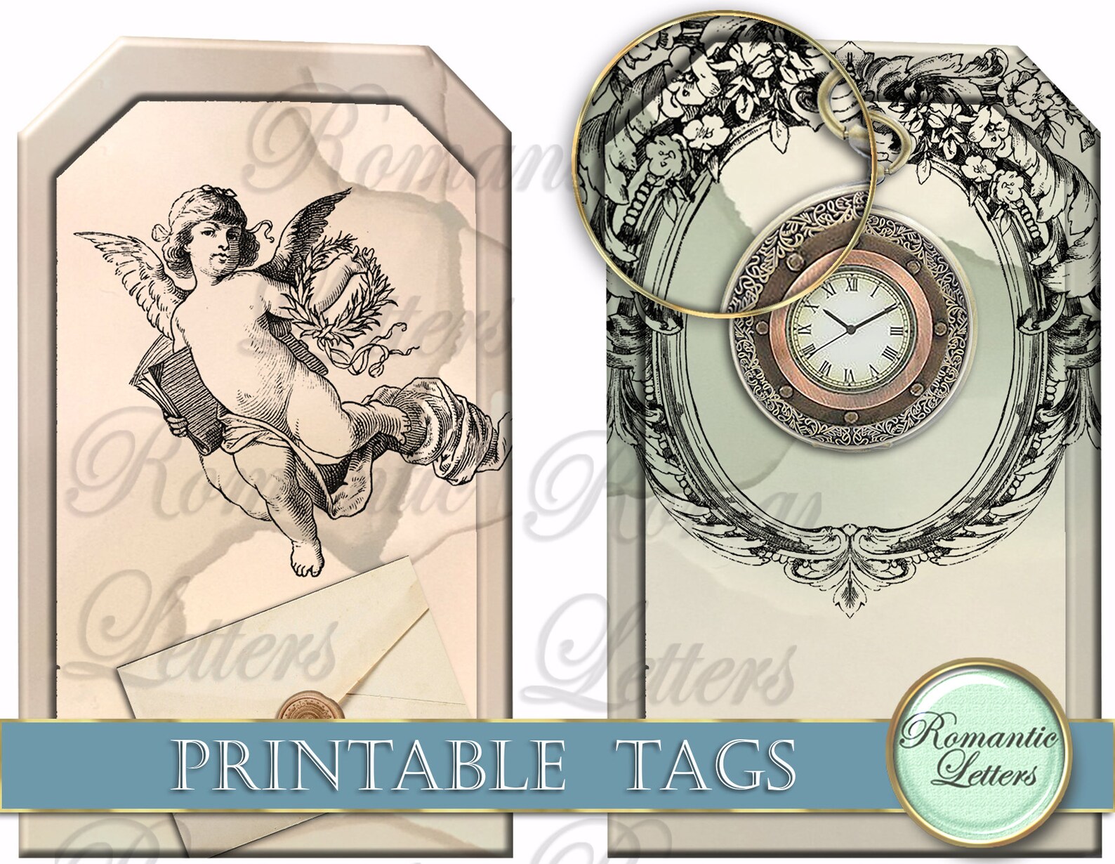 Printable Wedding Tags Printable Gift Tags Printable Bookmark - Etsy