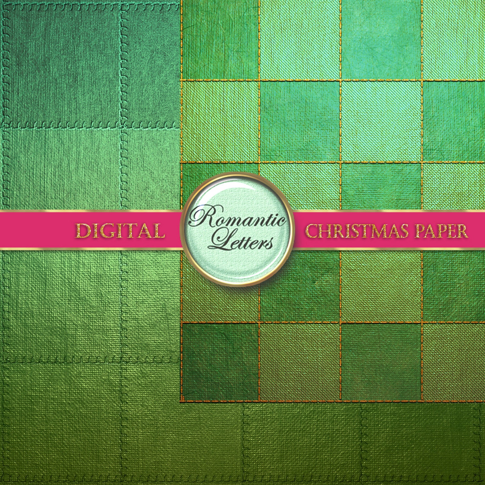 Digital Paper Pack Christmas Digital Christmas Printable Scrapbook ...