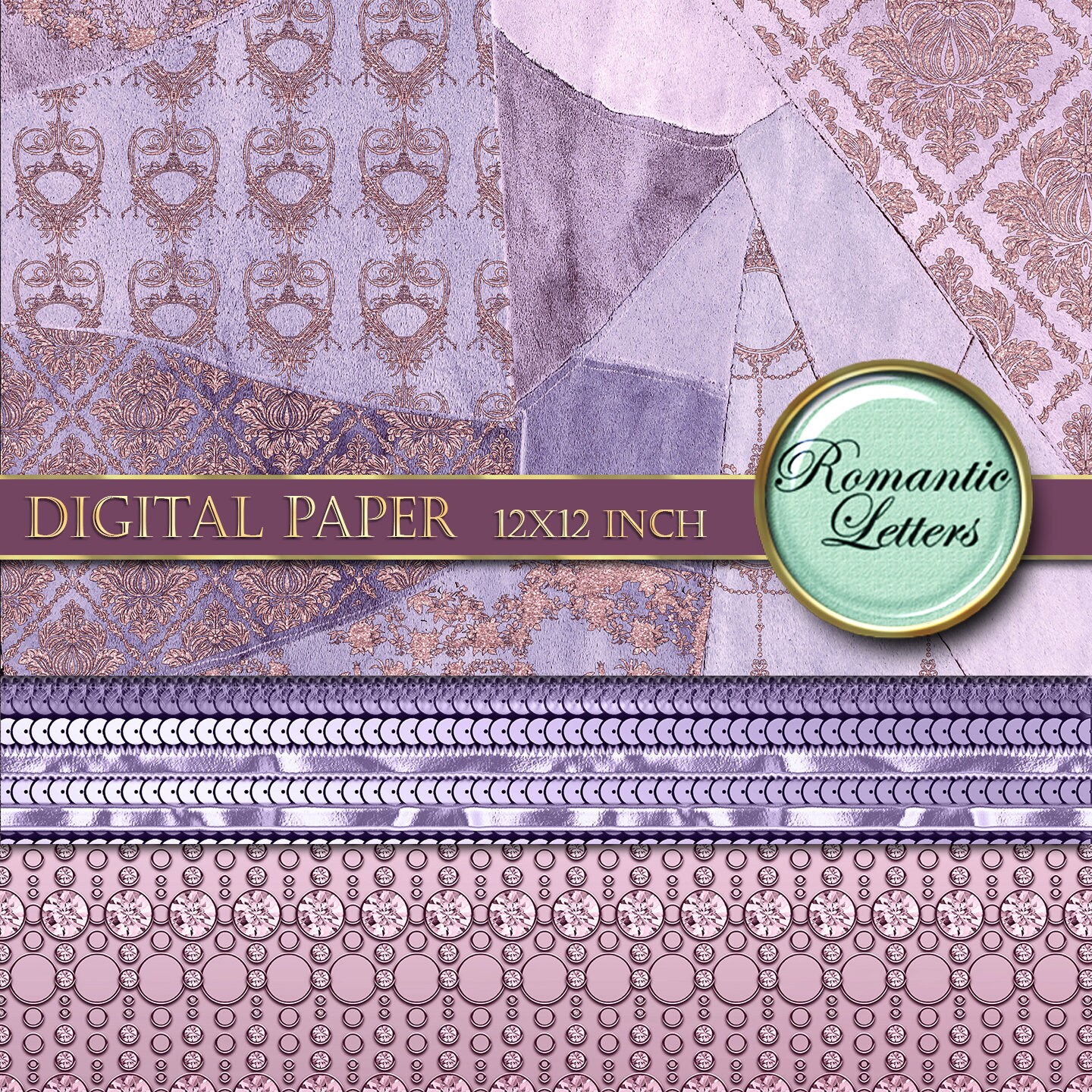 Digital printable scrapbook paper pack printable craft paper | Etsy
