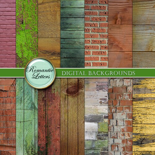 Digital Paper Old Wood Texture Background Wood Scrapbook Paper - Etsy