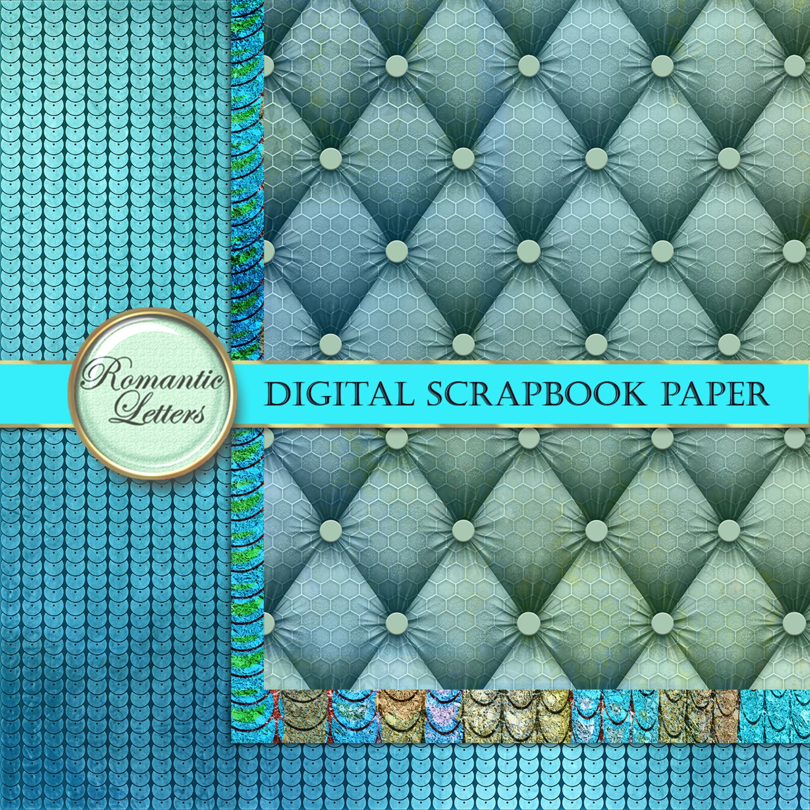 Printable Scrapbook Album Paper Digital Printable Junk Journal Paper ...