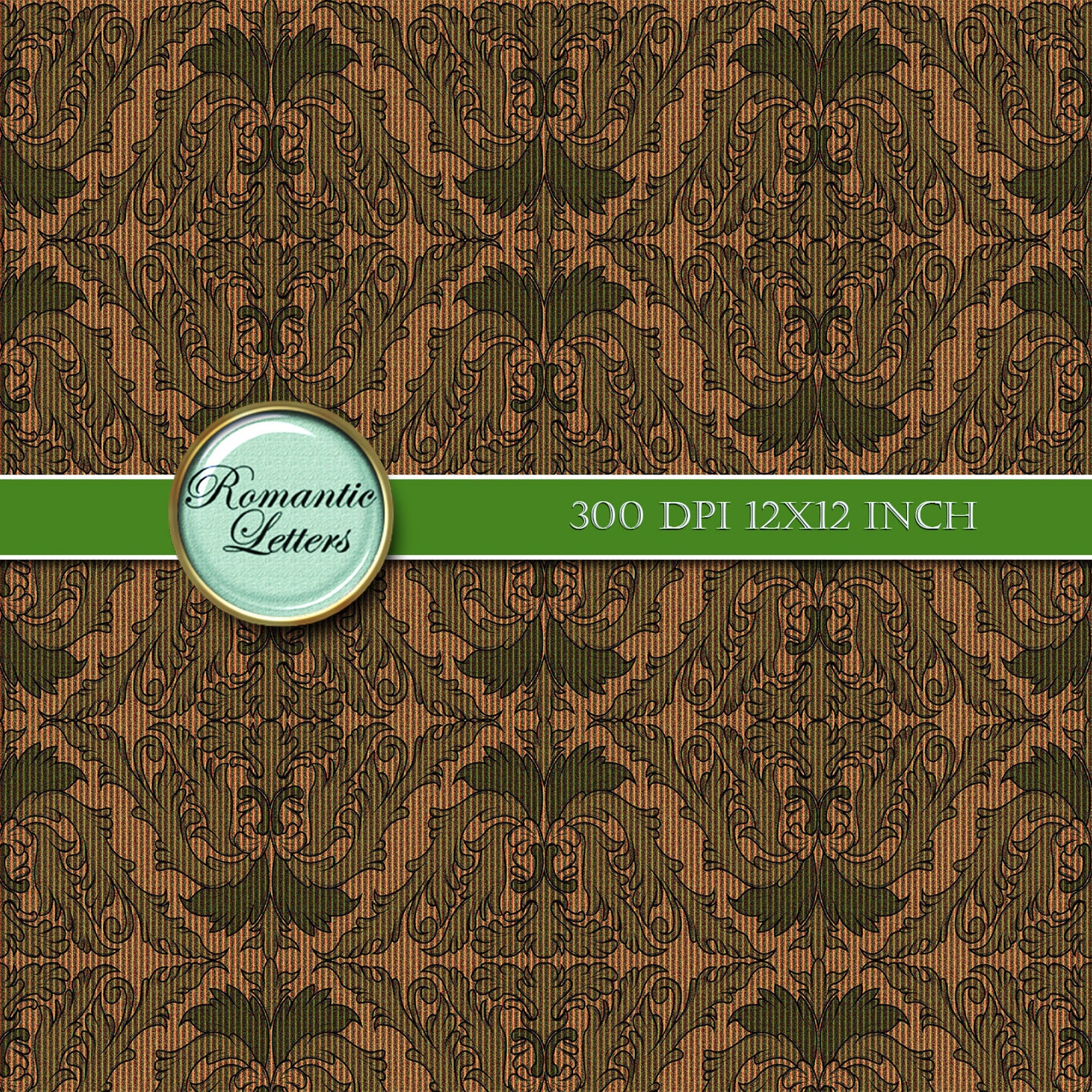 Damask Digital Paper Pack Digital Scrapbook Paper Digital - Etsy