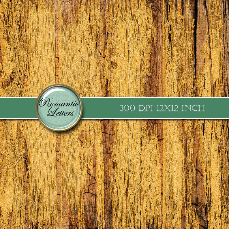 Gold Glitter Digital Paper Wood Digital Photography Backdrop - Etsy