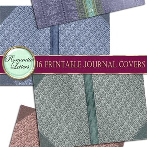 Printable Junk Journal Covers Kit Digital Scrapbook Cover Digital Craft ...