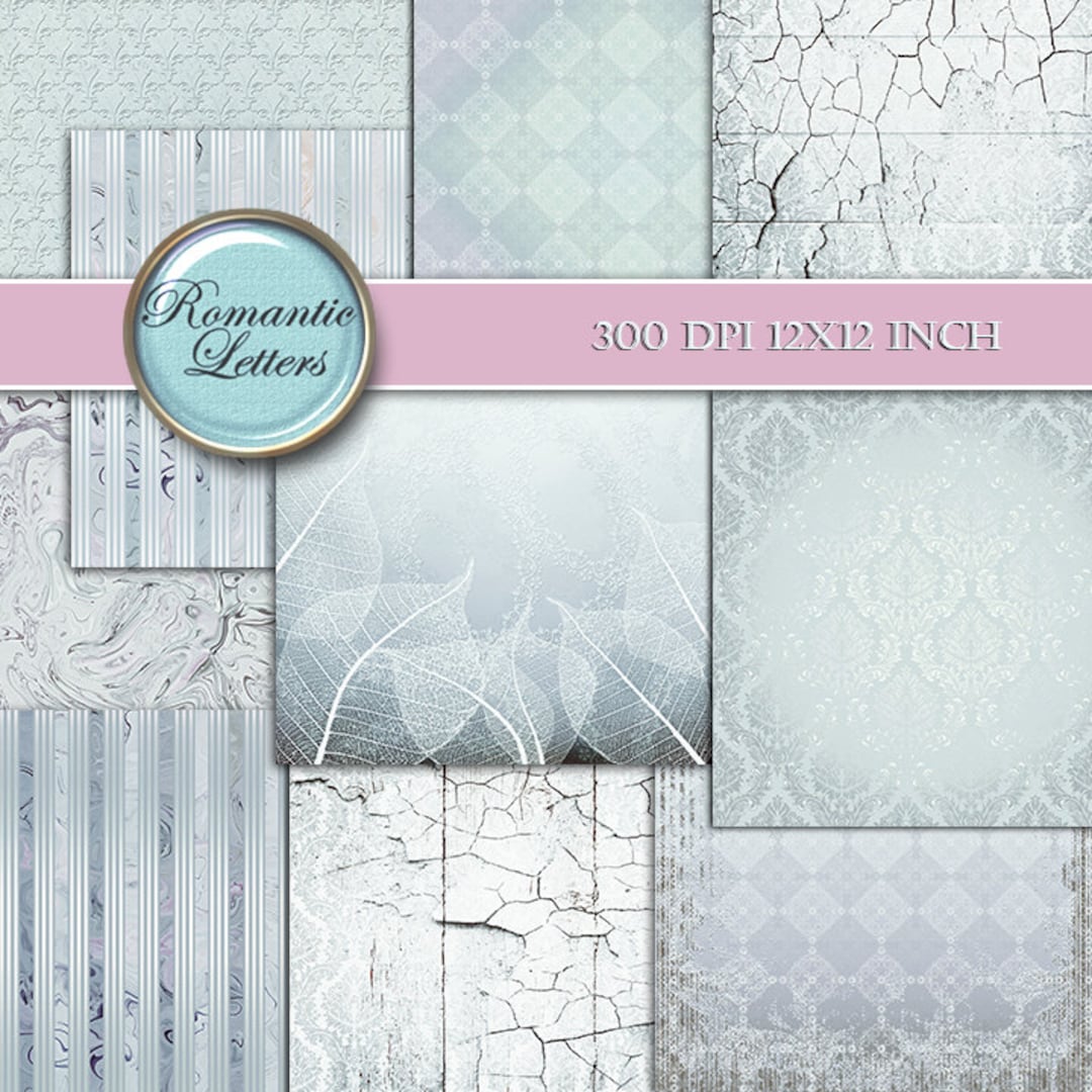 Digital Scrapbook Background Paper Digital Wedding Scrapbook Paper Pack ...
