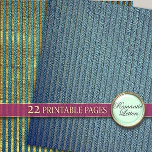 Linen Texture Digital Scrapbook Paper Pack Digital Linen Textured ...