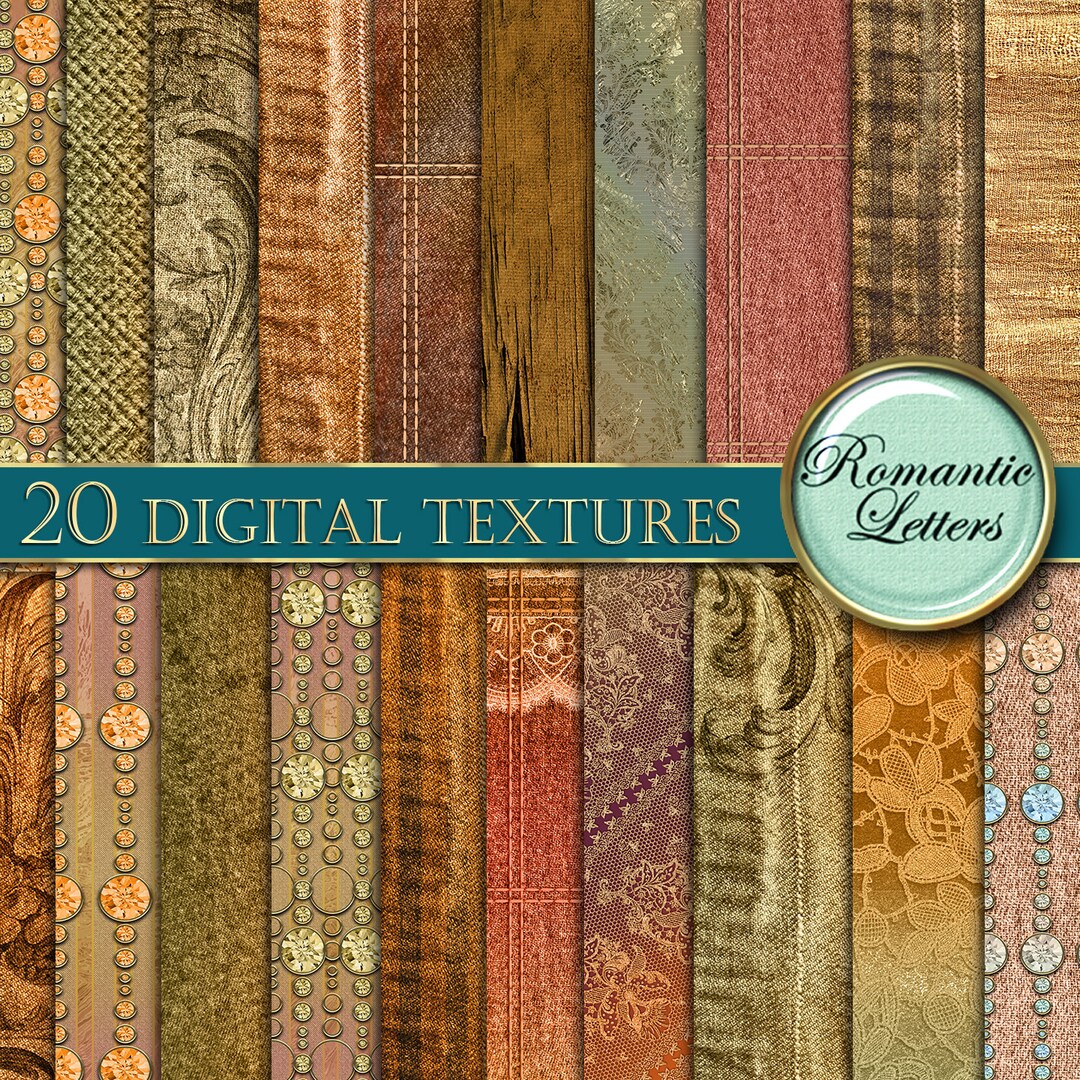 Orange Linen Digital Paper Pack Printable Scrapbook Background Paper ...