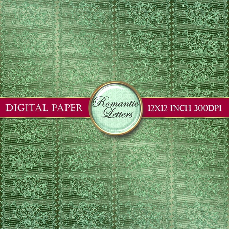 Digital damask digital printable paper pack digital scrapbook | Etsy