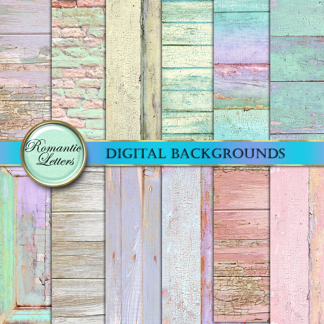 Wood Digital Paper Pack Digital Wood Background Paper Digital Newborn ...