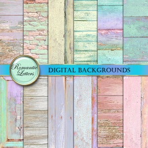 Wood Digital Paper Pack Digital Wood Background Paper Digital Newborn ...