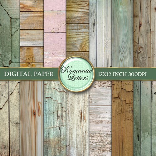 Digital Paper Old Wood Texture Background Wood Scrapbook Paper - Etsy