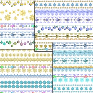 Christmas Clip Art Gold Glitter Clip Art Christmas Digital Scrapbook ...