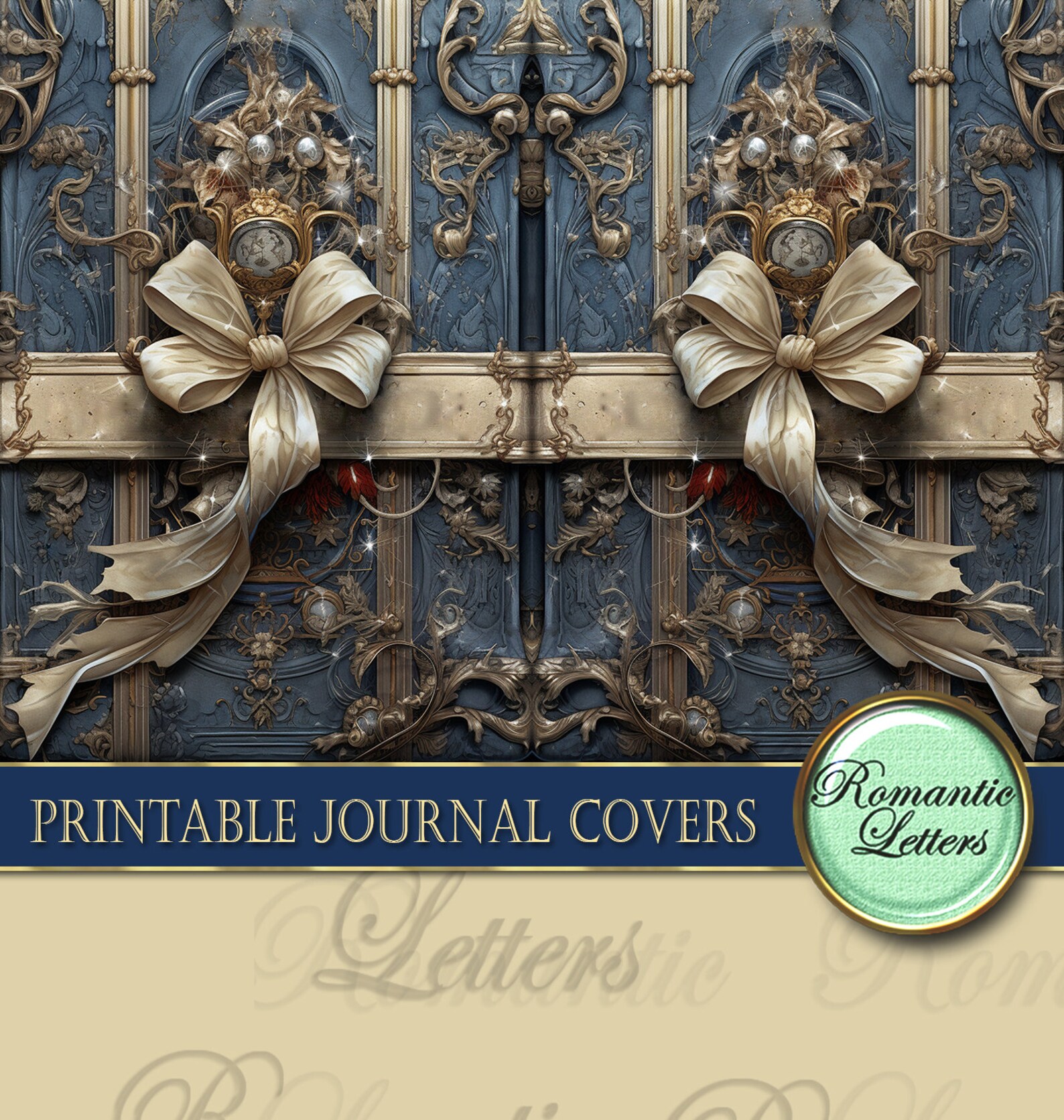 Printable Christmas Journal Covers Digital Scrapbooking Paper Printable ...