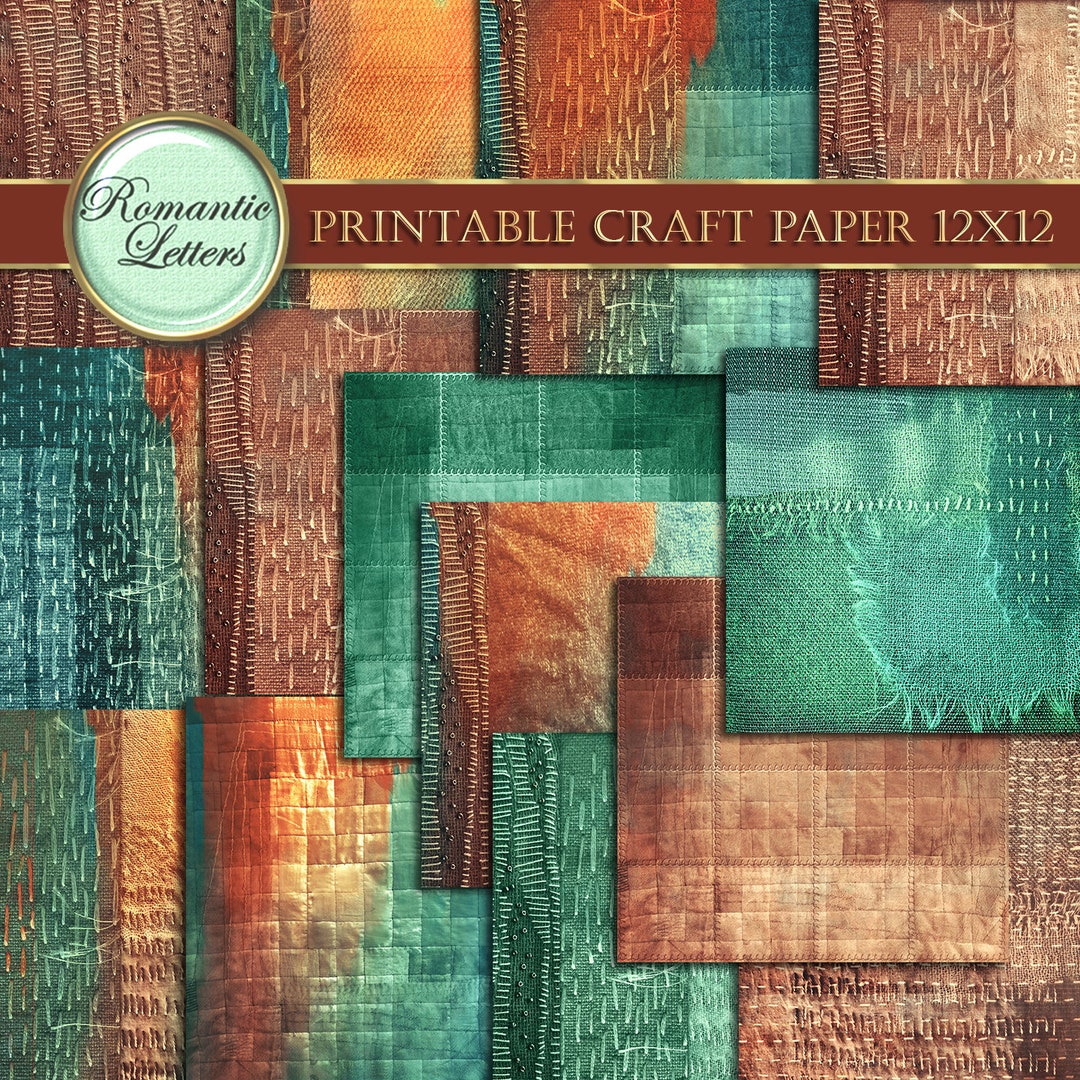 Digital Printable Craft Paper Digital Scrapbook Paper Distressed ...
