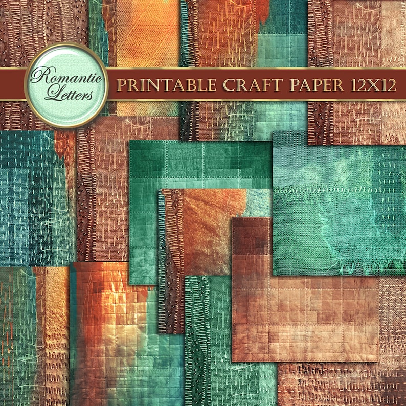 Digital Printable Craft Paper Digital Scrapbook Paper Distressed ...