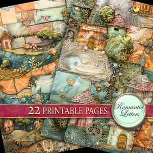 Craft Paper for Kids Digital Printable Scrapbook Paper Pack Junk ...