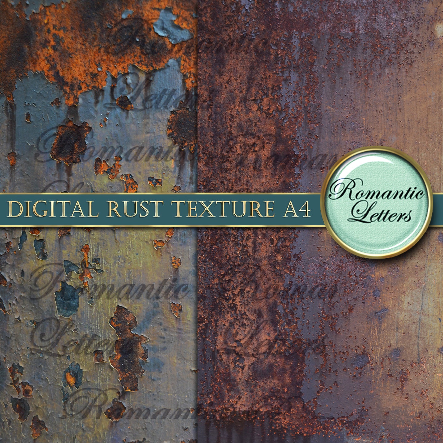 Digitales Papier Pack Rost Textur Grunge digitale Fotografie - Etsy.de