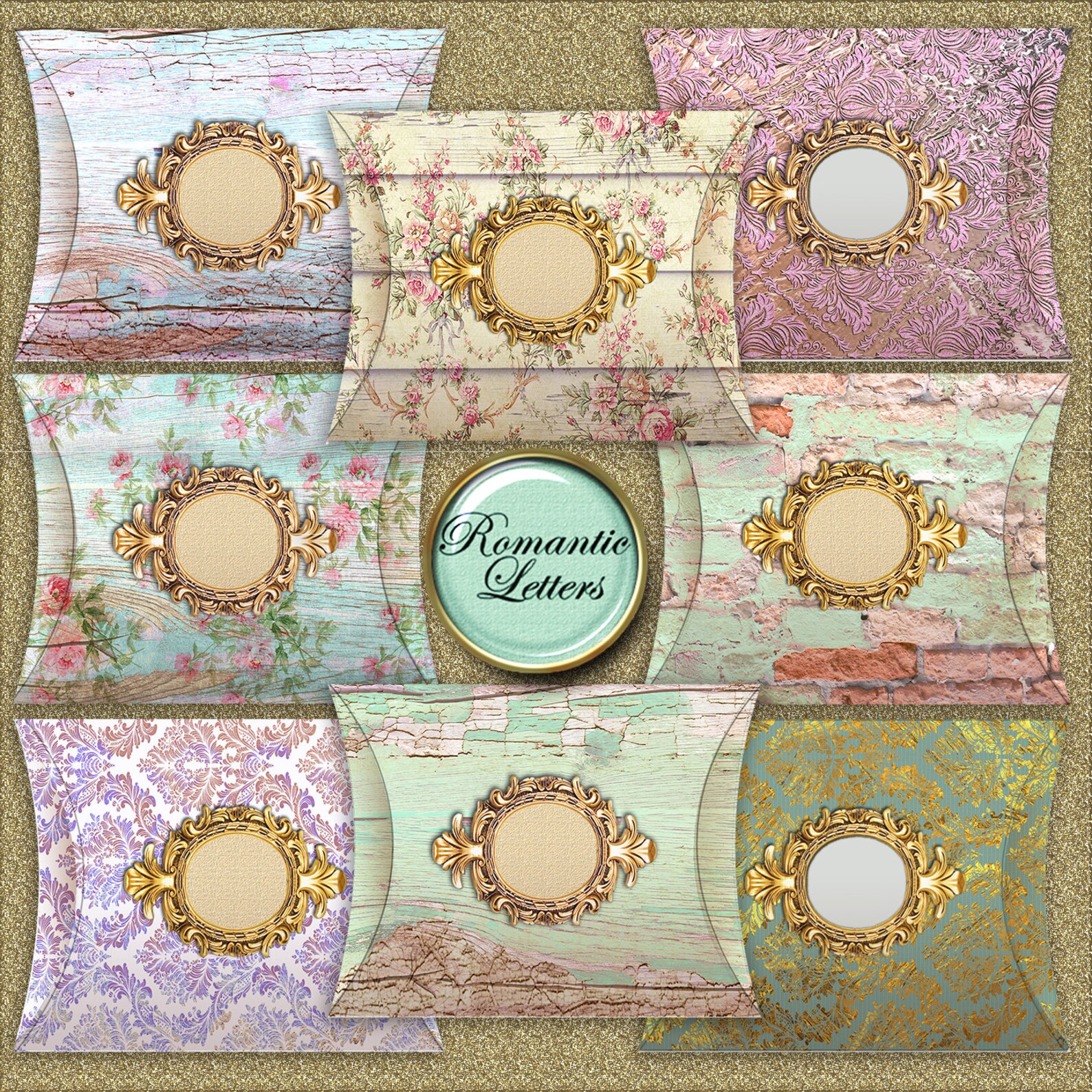 Digital Printable Box Digital Printable Gift Box Printable | Etsy