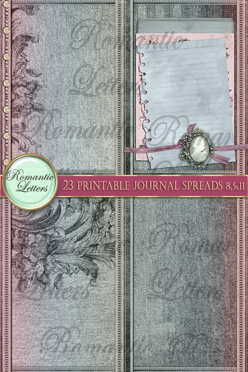 Printable Junk Journal Pages Printable Junk Journal Paper Craft A4 8 ...