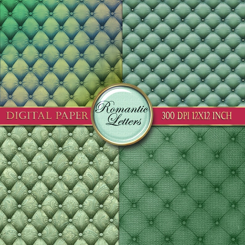 Tufted Digital Paper Pack Scrapbook Background Paper Tufted Backdrop ...