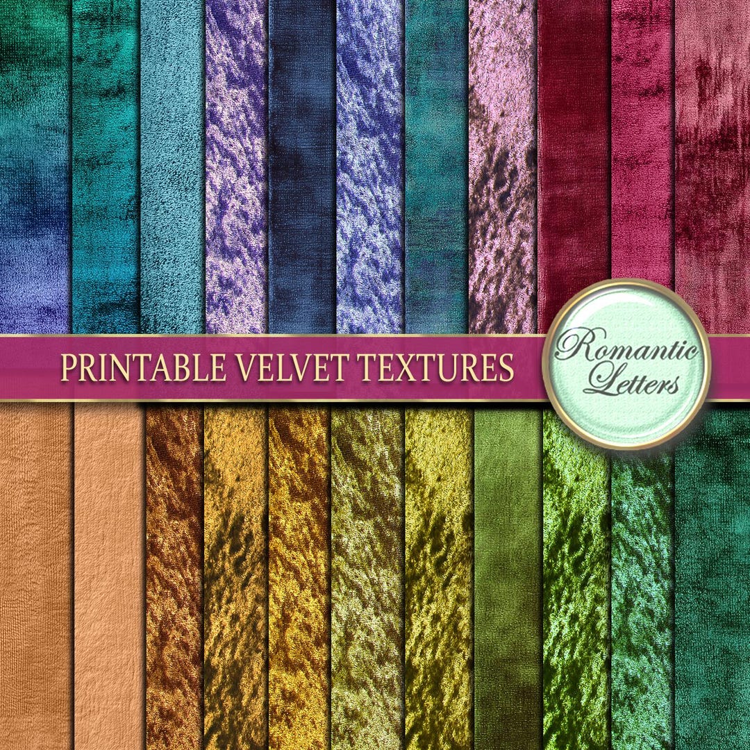 Digital Scrapbook Paper Pack Velvet Texture Digital Texture Album ...