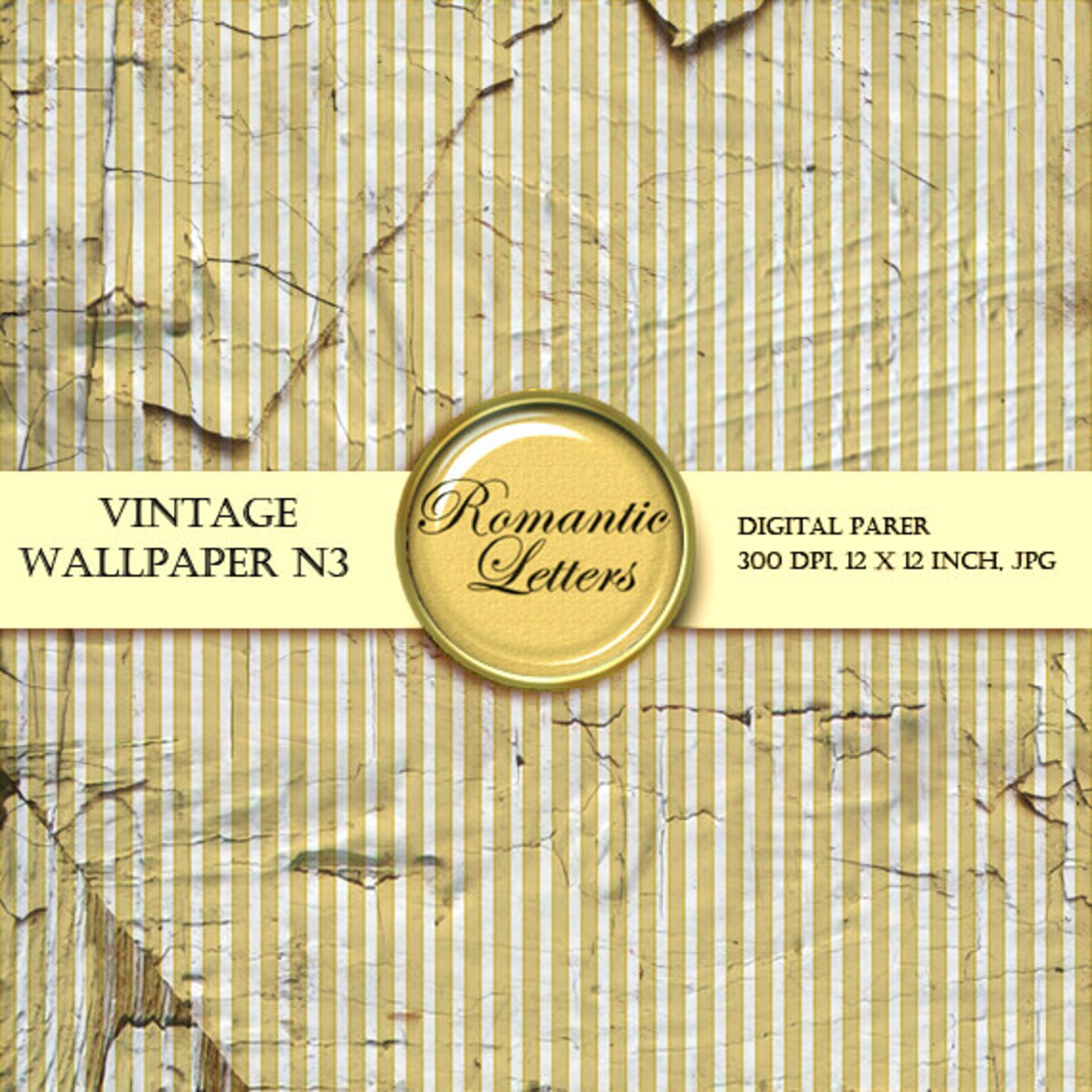 Digital Scrapbook paper pack Damask Wallpaper digital | Etsy