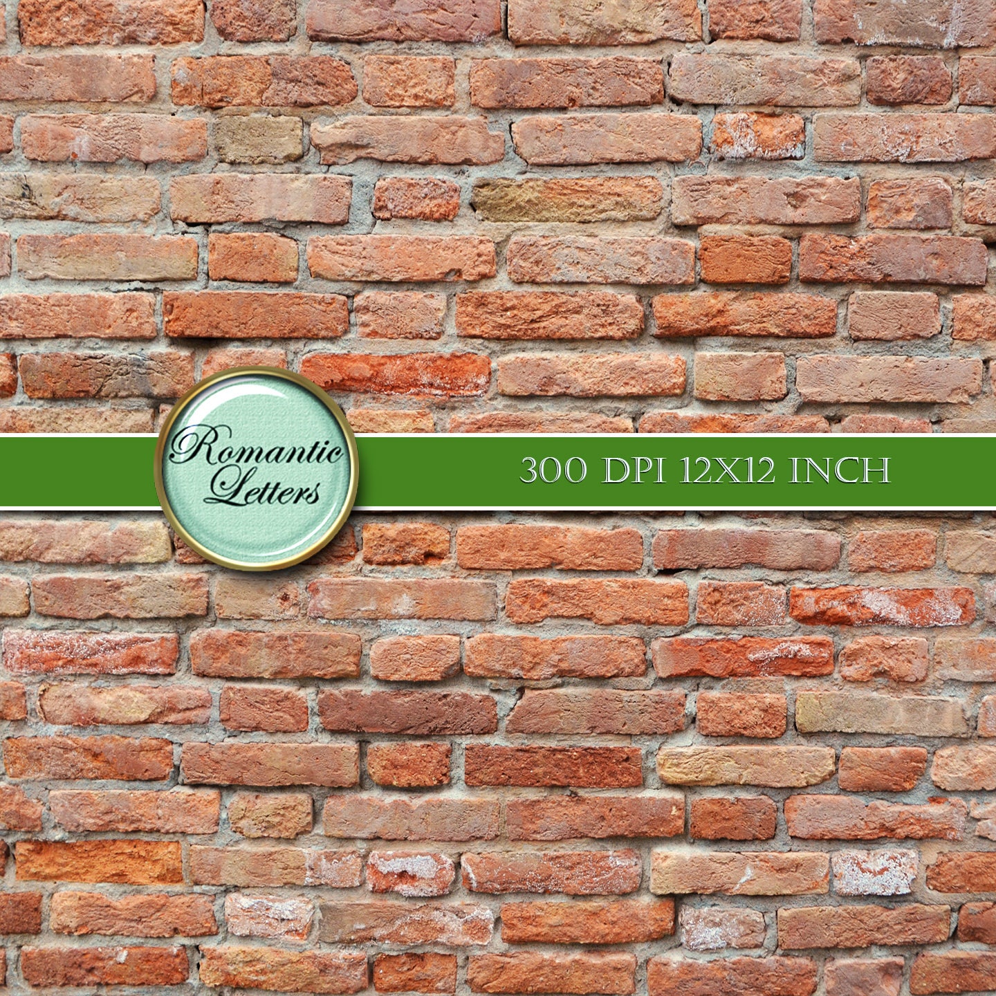 Brick Wall Digital Texture Digital Scrapbook Paper Pack Digital ...