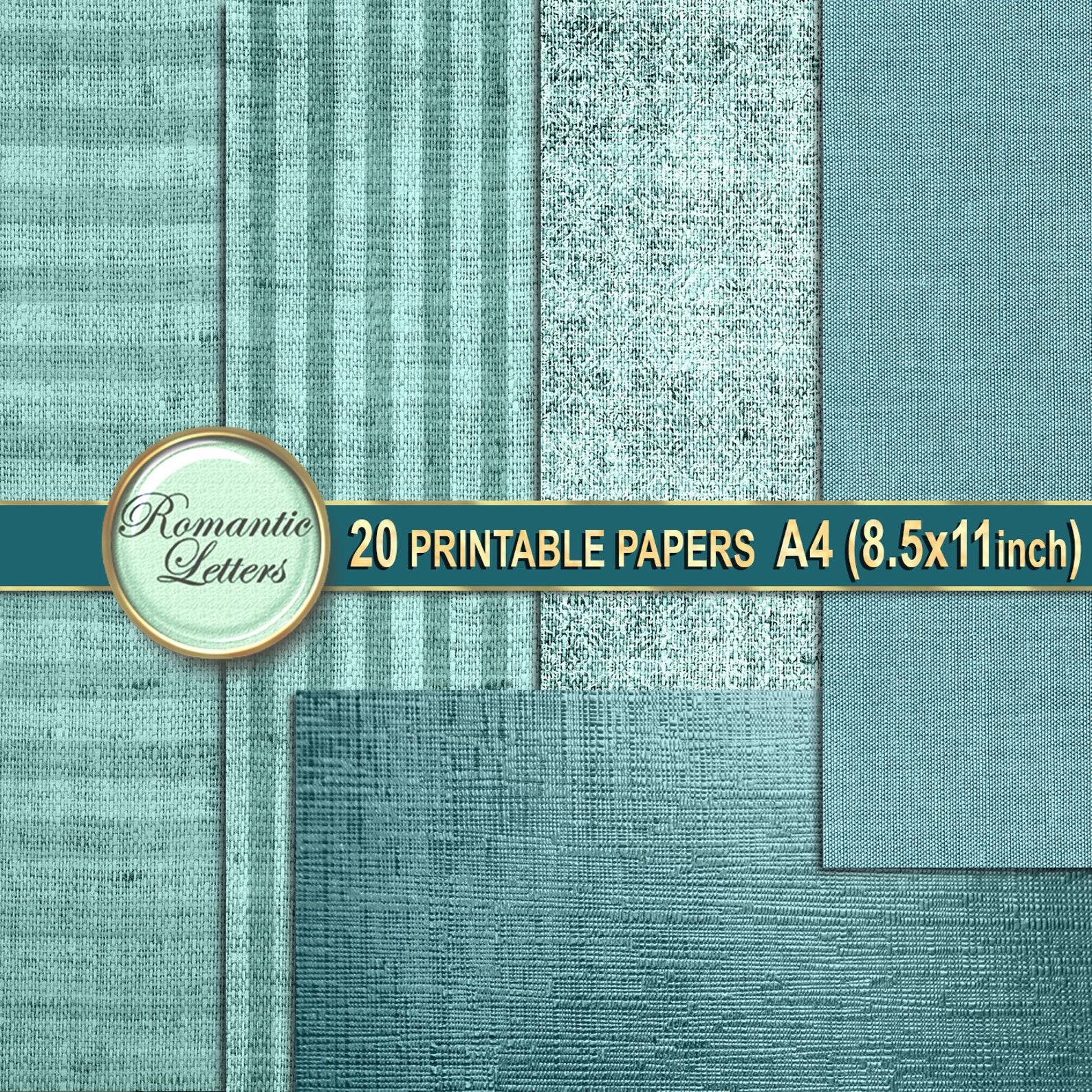 Digital Printable Scrapbook Paper Pack Journal Pages - Etsy