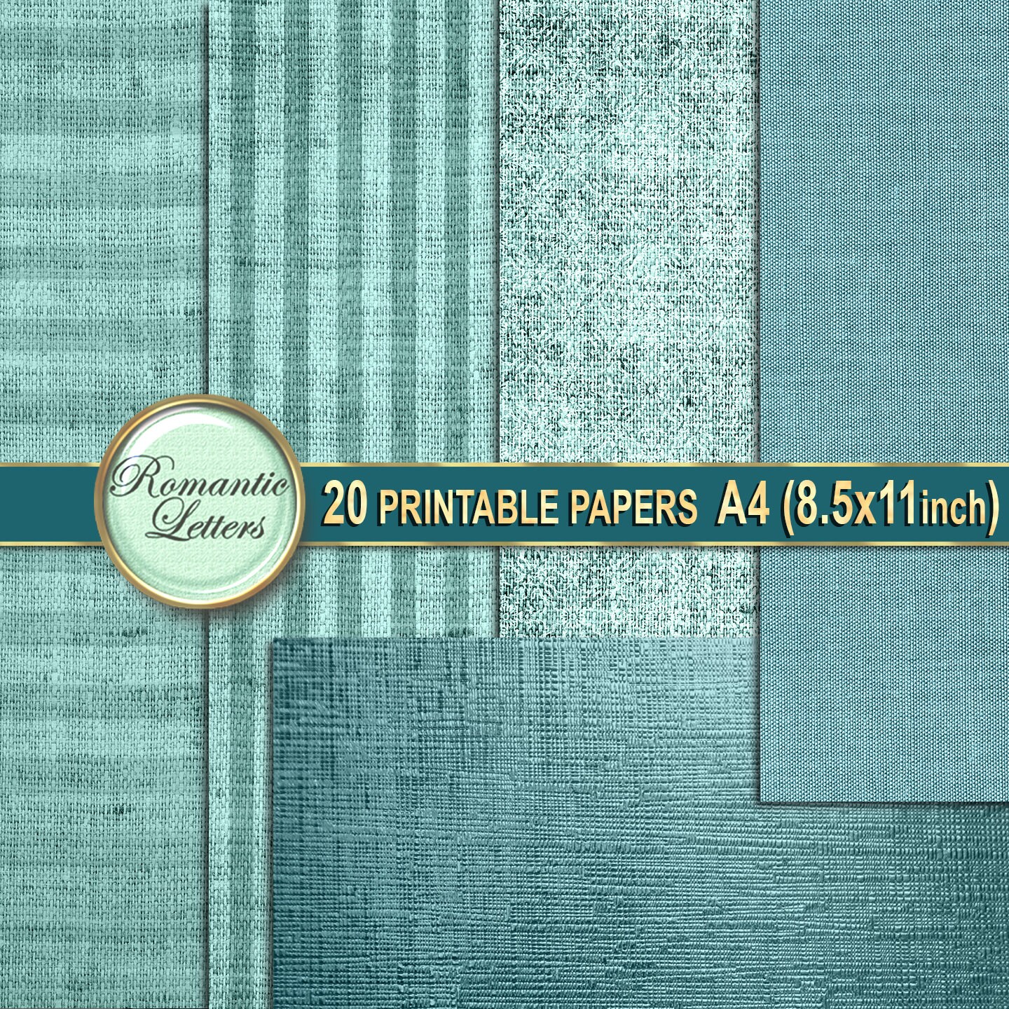 Digital Printable Scrapbook Paper Pack Journal Pages Backgrounds ...