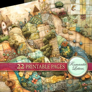 Craft Paper for Kids Digital Printable Scrapbook Paper Pack Junk ...