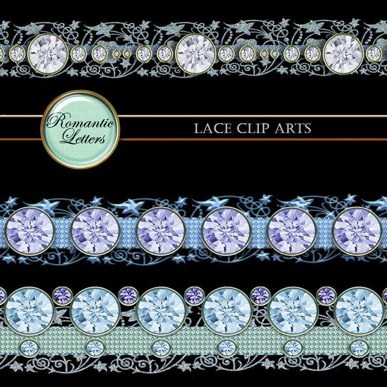 Digital borders diamond frame clip art digital scrapbook clip | Etsy