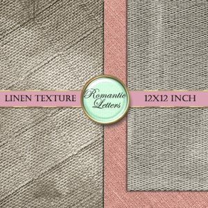 Digital Linen Texture Printable Scrapbook Paper Pack Fabric Texture ...