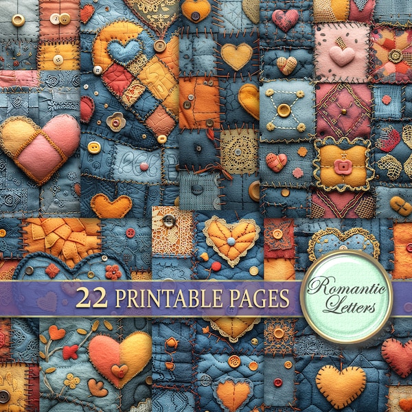 Patchwork Collage - Etsy