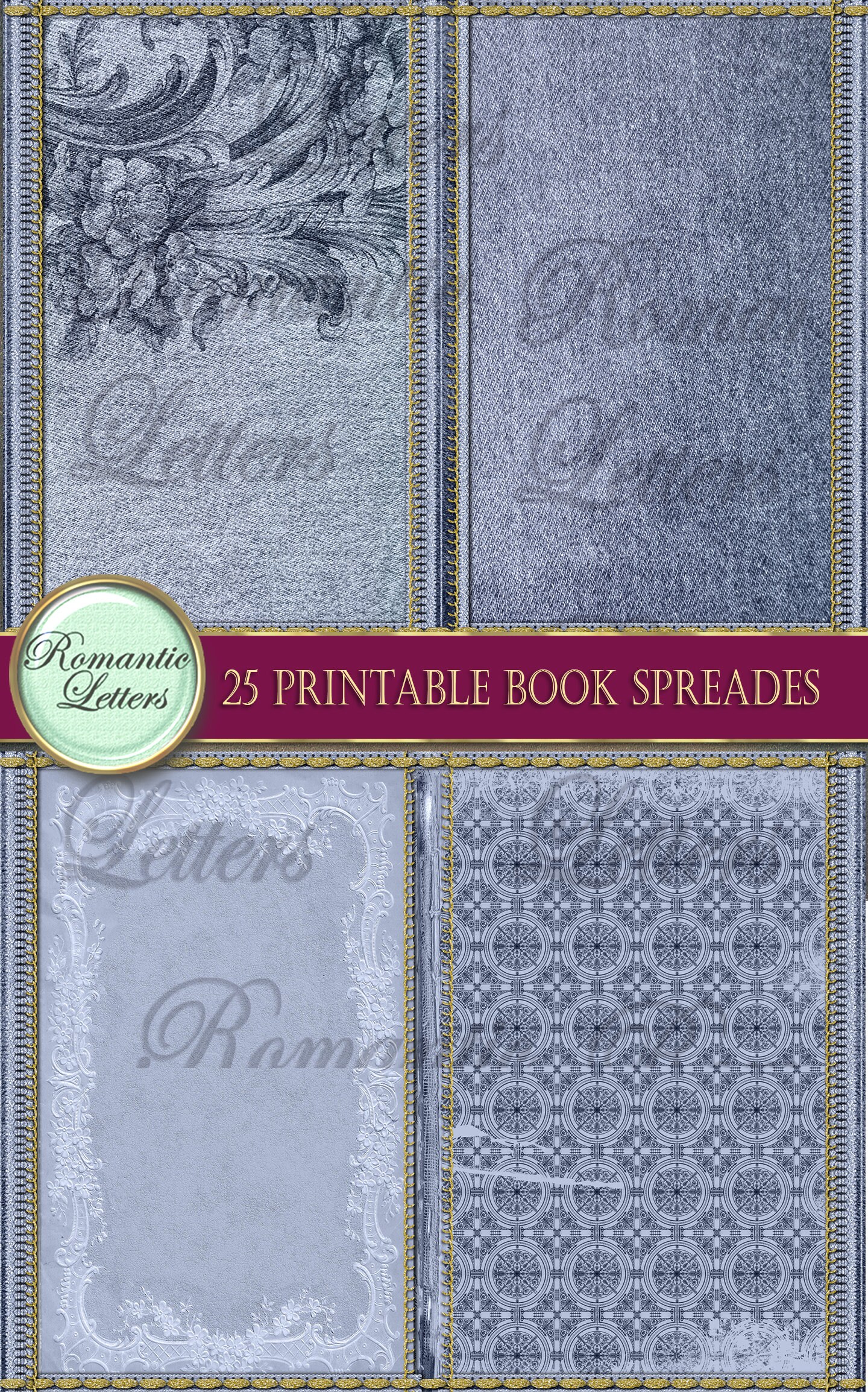 Printable Junk journal pages printable junk journal paper | Etsy