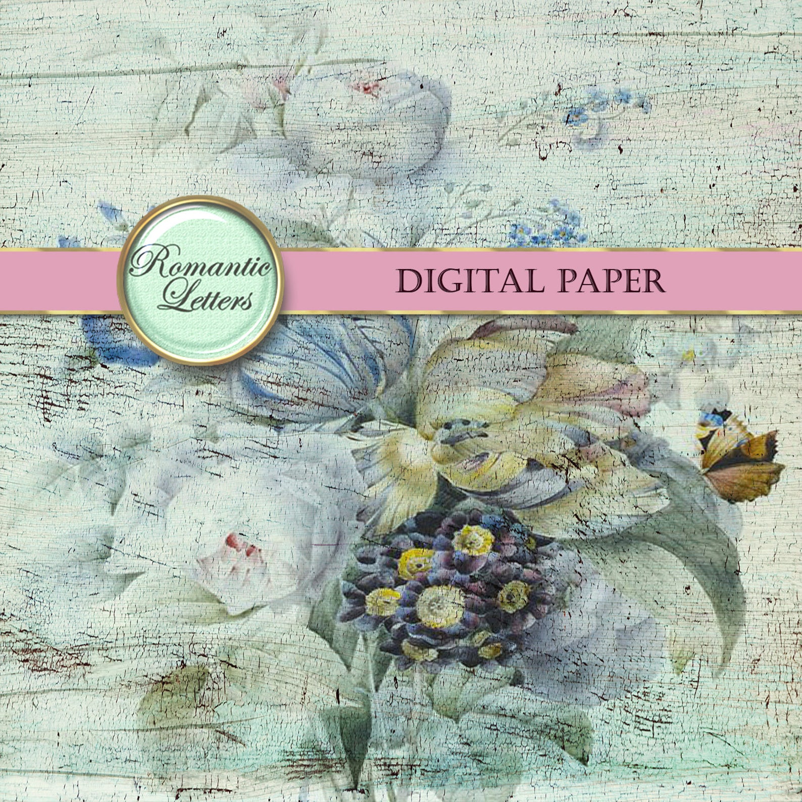 Wedding Digital Scrapbook Paper Pack Digital Scrapbook Background Paper ...