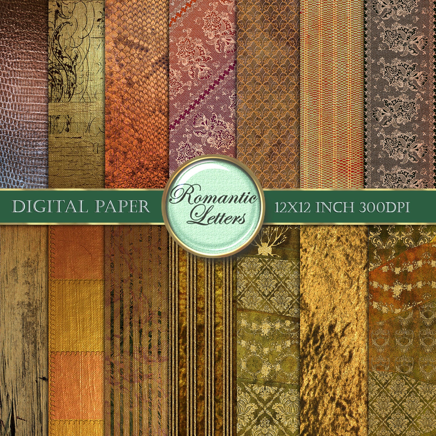 Vintage Digital Paper Leather Digital Scrapbook Paper Vintage | Etsy
